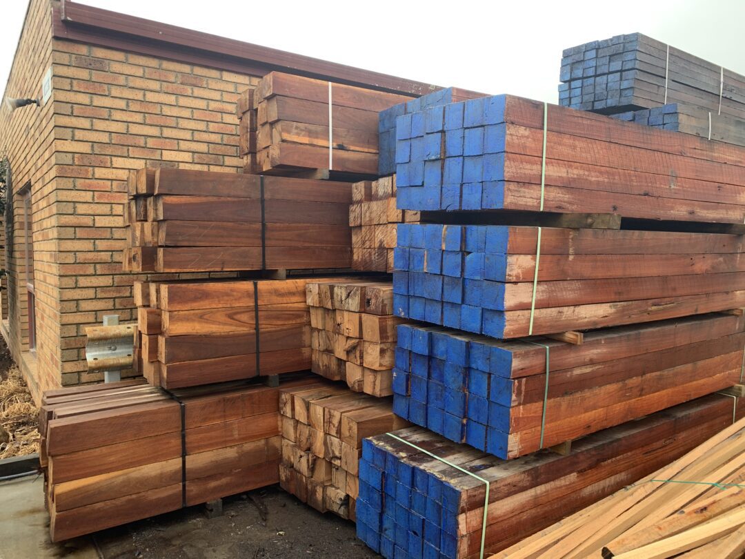 Ironbark Posts 125 x 125mm | Rustic World Timbers