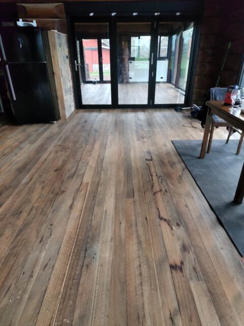 Recycled Rough Sawn Lining boards made from Victorian hardwoods