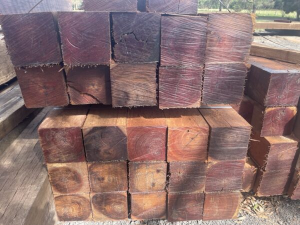 Ironbark Posts 300 x 300mm | Rustic World Timbers