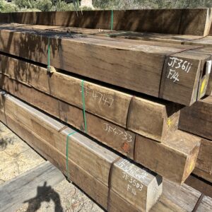 Spotted Gum Posts 250 x 250mm - Rustic World Timbers