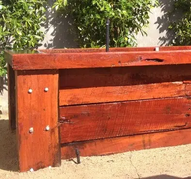 Redgum Sleepers 200 x 50mm - Rustic World Timbers