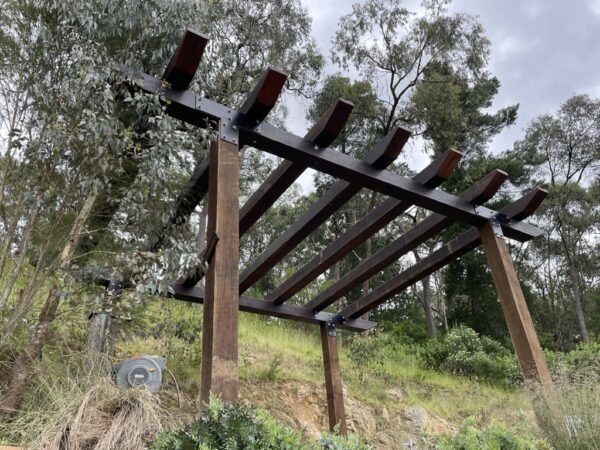 Spotted Gum Posts 200 x 200mm | Rustic World Timbers