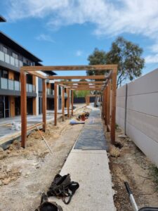 Spotted Gum Posts 90 x 90mm F14 | Rustic World Timbers
