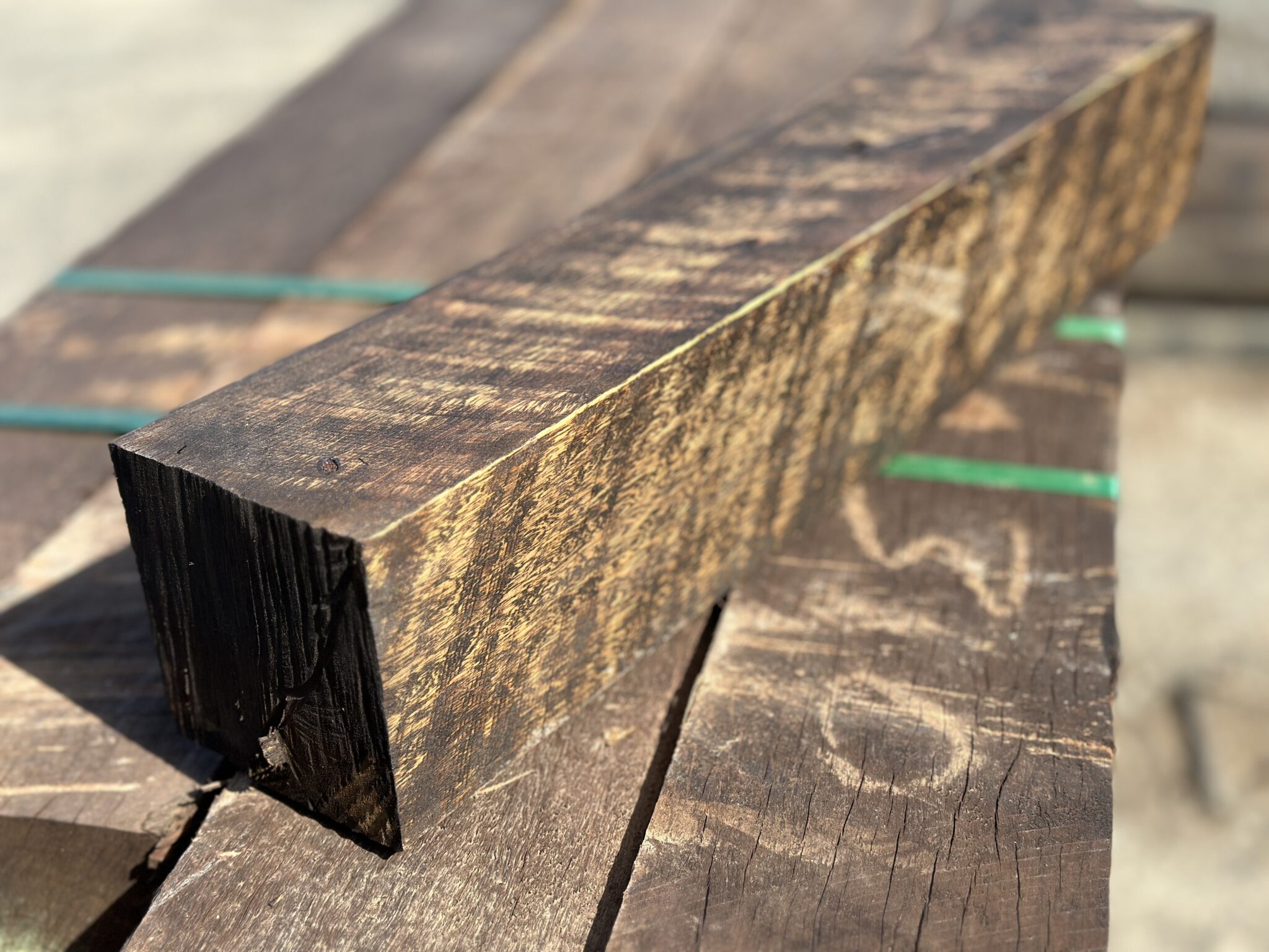 Spotted Gum Posts 250 x 250mm | Rustic World Timbers