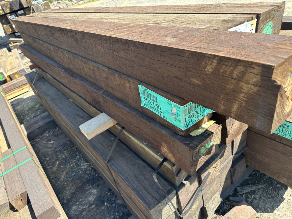 Spotted Gum Posts 150 x 150mm - Rustic World Timbers