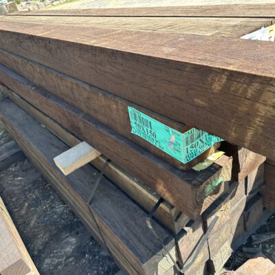 Spotted Gum Posts 150 x 150mm - Rustic World Timbers