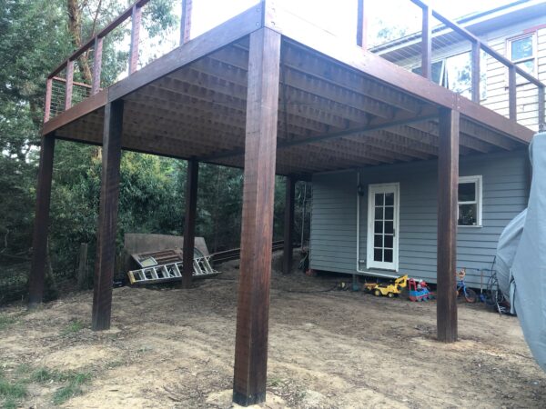 Spotted Gum Posts 250 x 250mm | Rustic World Timbers