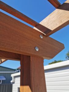 Spotted Gum Posts 240 x 240mm | Rustic World Timbers