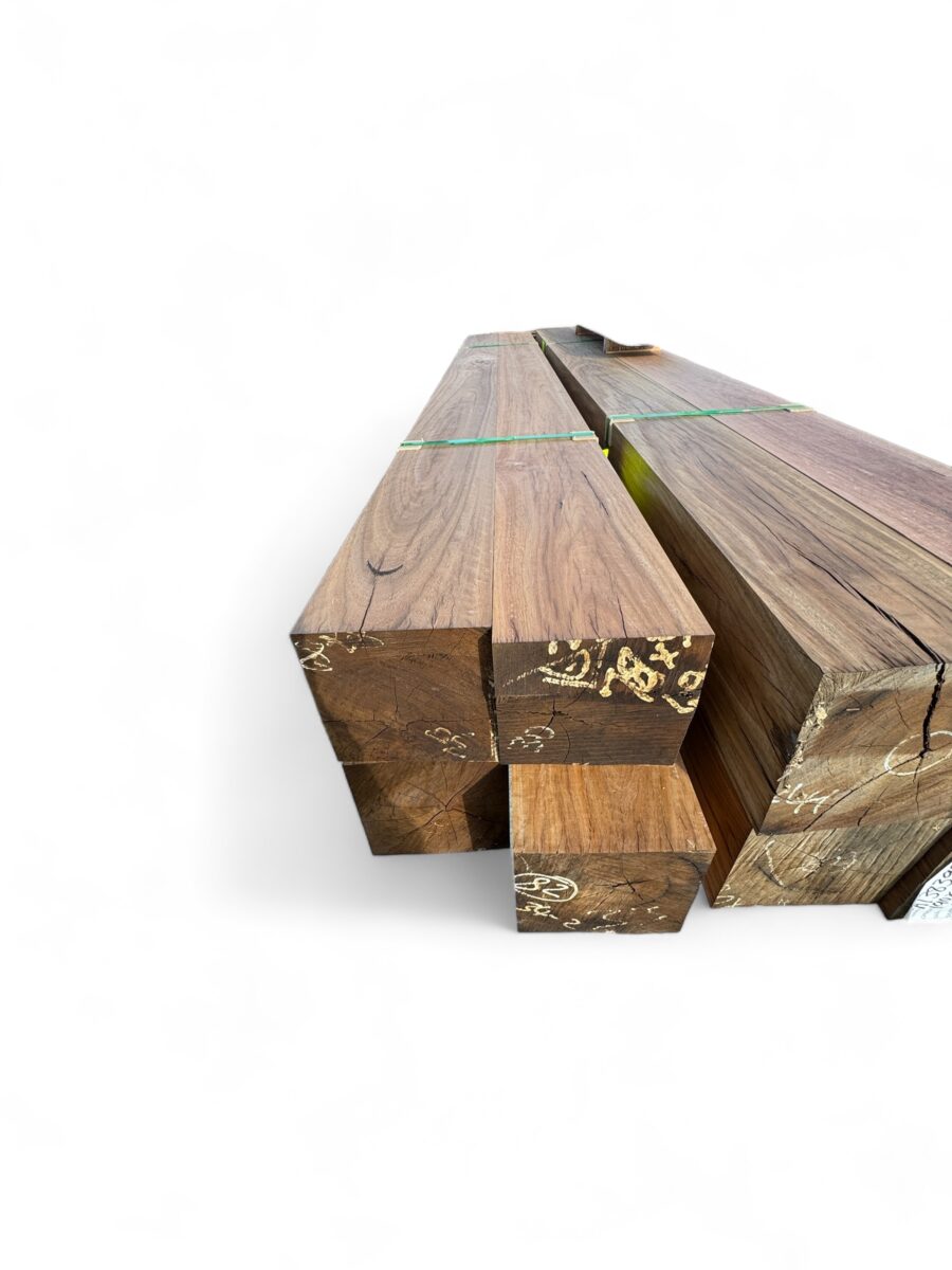 Spotted Gum Posts 140 x 140mm | Rustic World Timbers